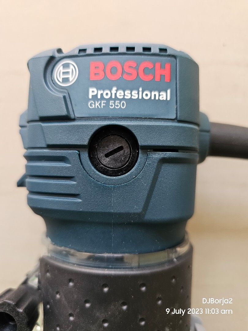 Bosch GKF 550 Trimmer and Router Bits Set, Furniture & Home Living ...