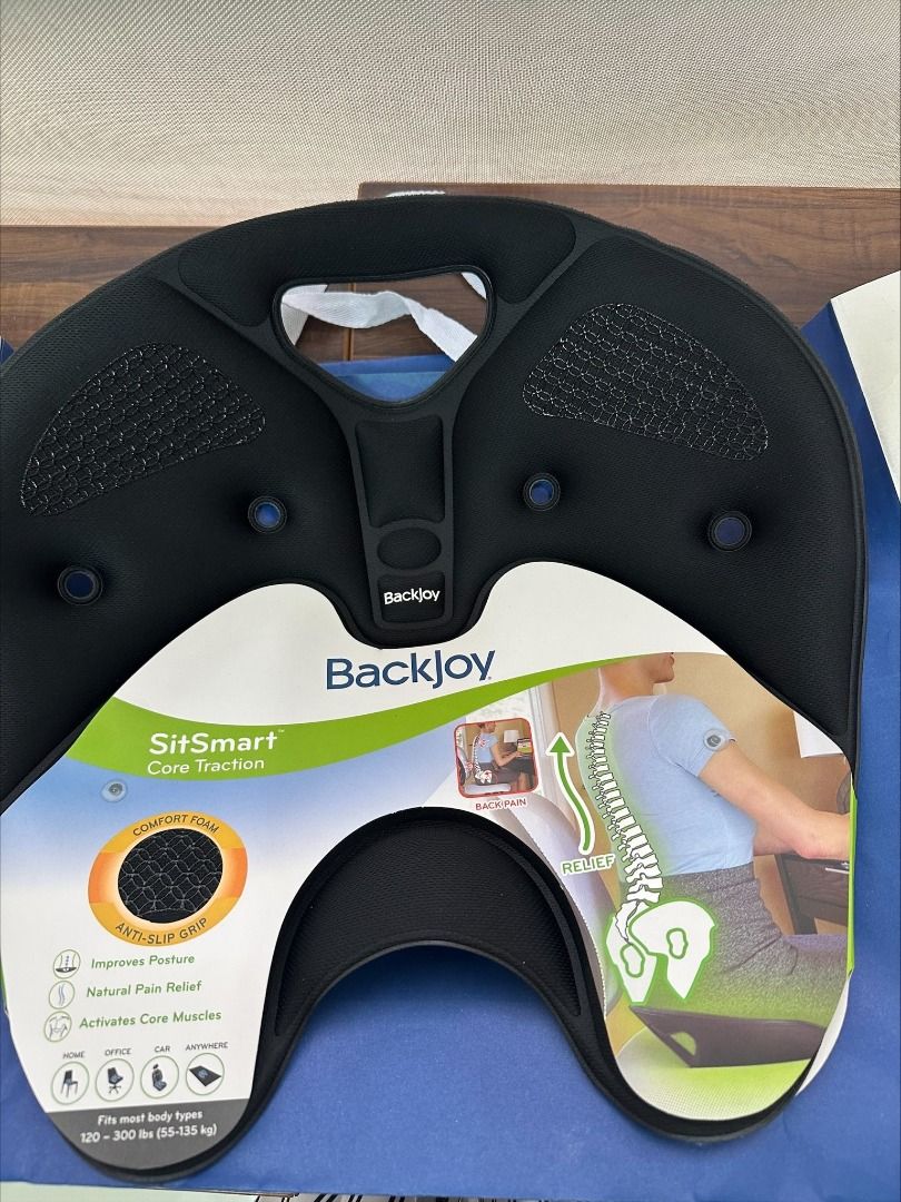 Brand New !!!BACKJOY BJSCT001 SITSMART POSTURE PLUS CORE TRACTION - BLACK on Carousell