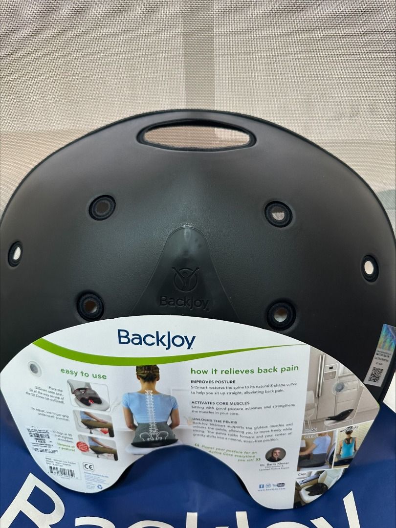 Brand New !!!BACKJOY BJSCT001 SITSMART POSTURE PLUS CORE TRACTION - BLACK on Carousell