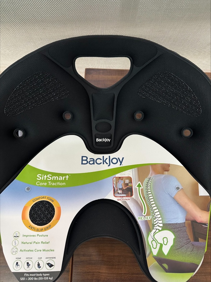 Brand New !!!BACKJOY BJSCT001 SITSMART POSTURE PLUS CORE TRACTION - BLACK on Carousell