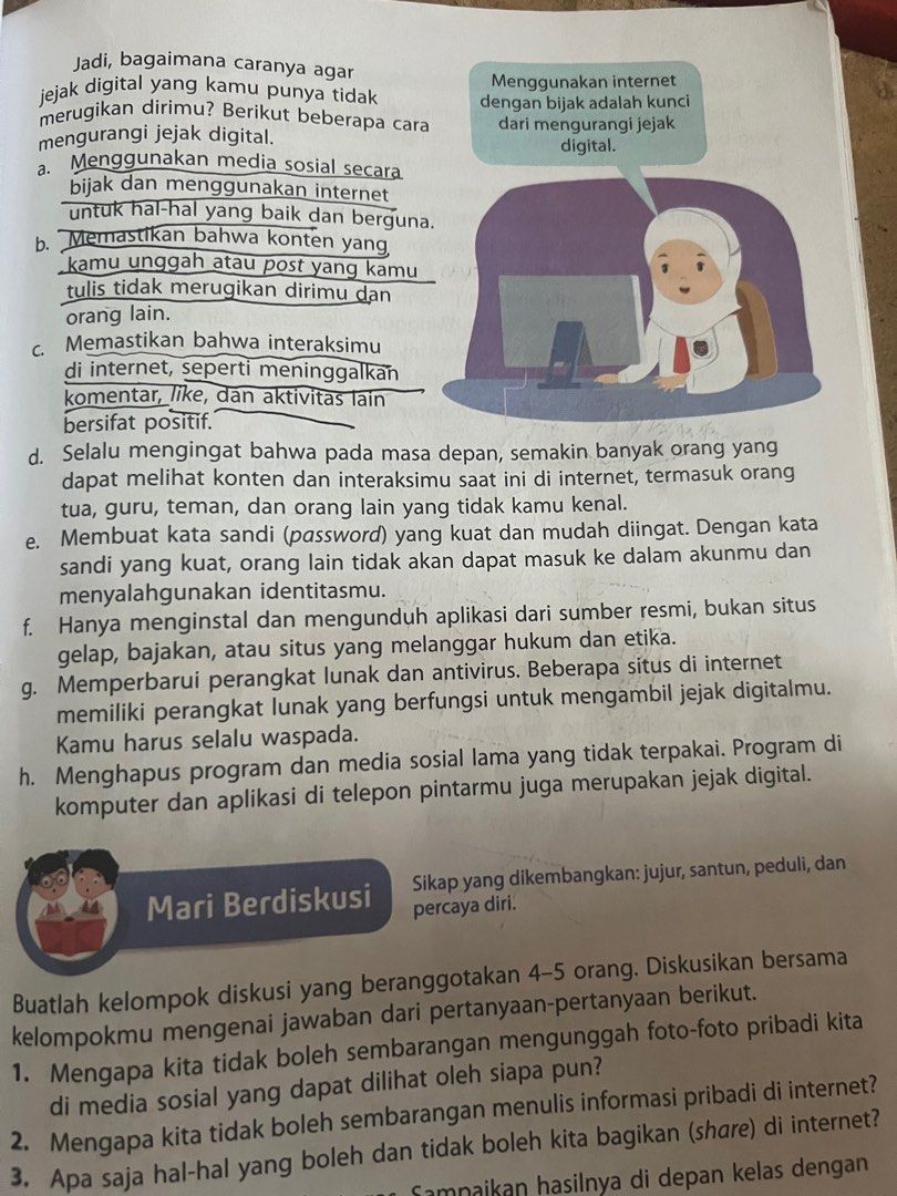 Buku Cetak Informatika Kls.5 Erlangga (bekas), Buku & Alat Tulis, Buku ...