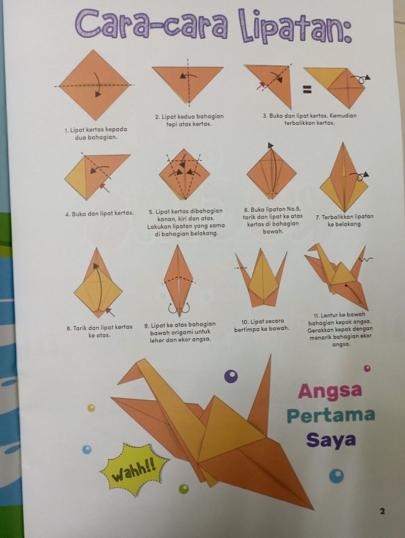 Buku origami, Hobbies & Toys, Books & Magazines, Children's Books on ...