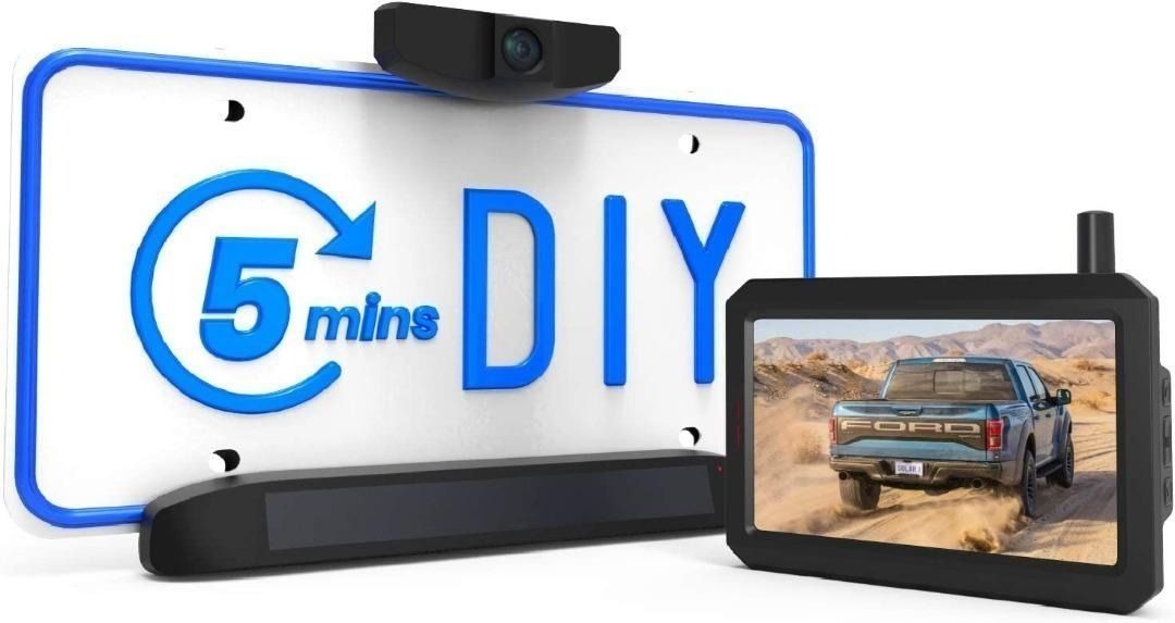 [C0245] AUTO-VOX Solar 1 Wireless Backup Camera for Car, 5Mins DIY ...