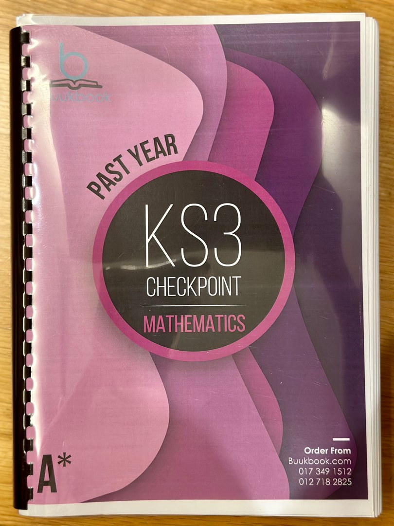 CAMBRIDGE KS3 Checkpoint Mathematics (Past Year Papers) with MARK ...