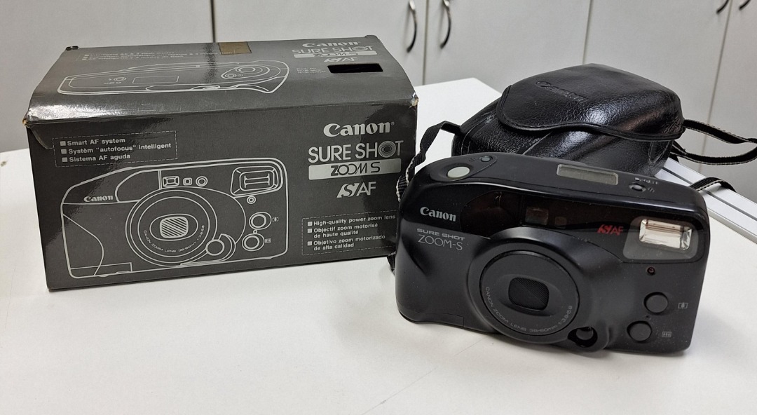 Canon Sure Shot Zoom S compact camera, Photography, Cameras on Carousell