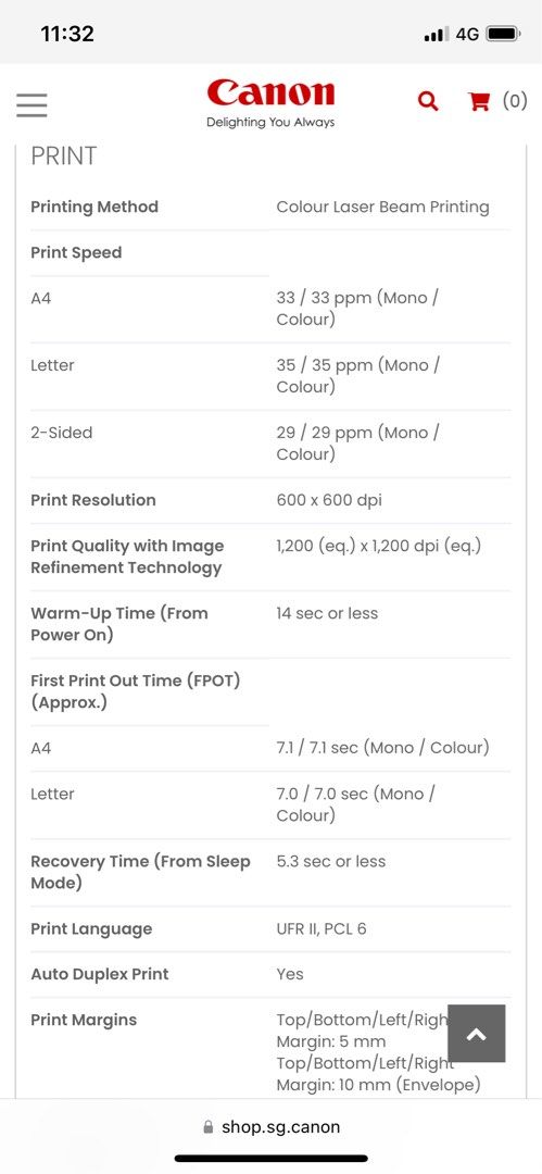 Canon ImageCLASS MF752Cdw, Computers & Tech, Printers, Scanners ...