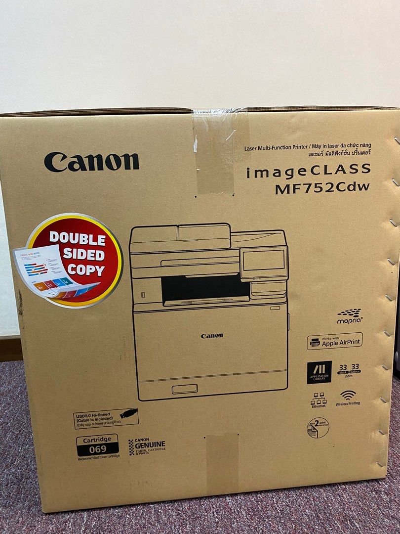Canon ImageCLASS MF752Cdw, Computers & Tech, Printers, Scanners ...