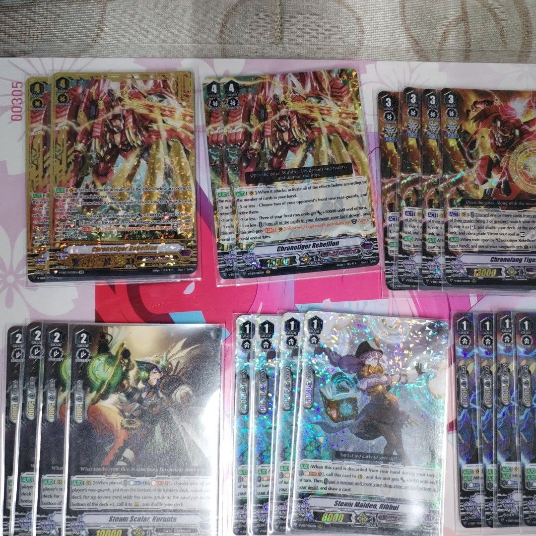 CardFight Vanguard Gear Chronicle Chronofang Tiger Rebellion Deck V ...