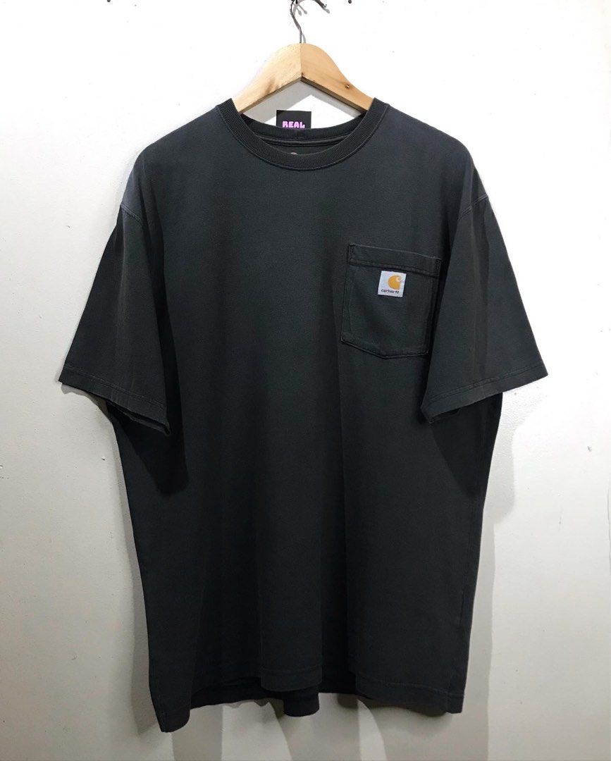 Carhartt K87 BLK Pocket Tee, Men's Fashion, Tops & Sets, Tshirts & Polo ...