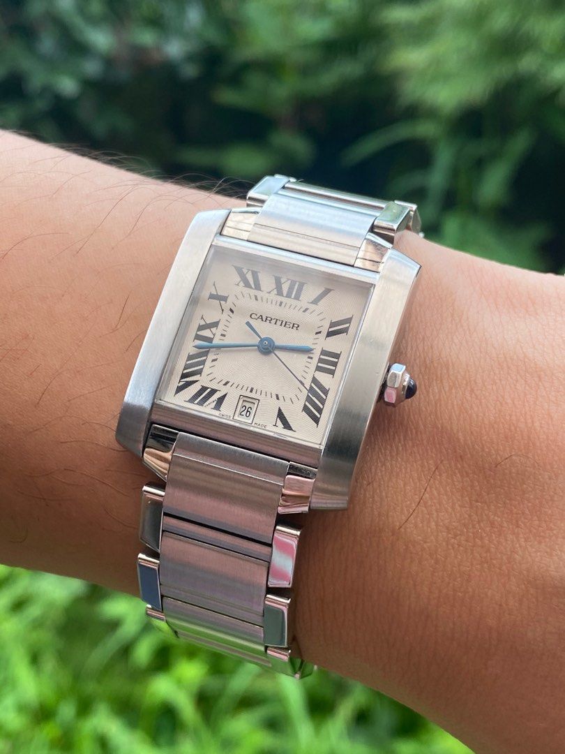 Cartier Tank Mens Watch, Luxury, Watches on Carousell