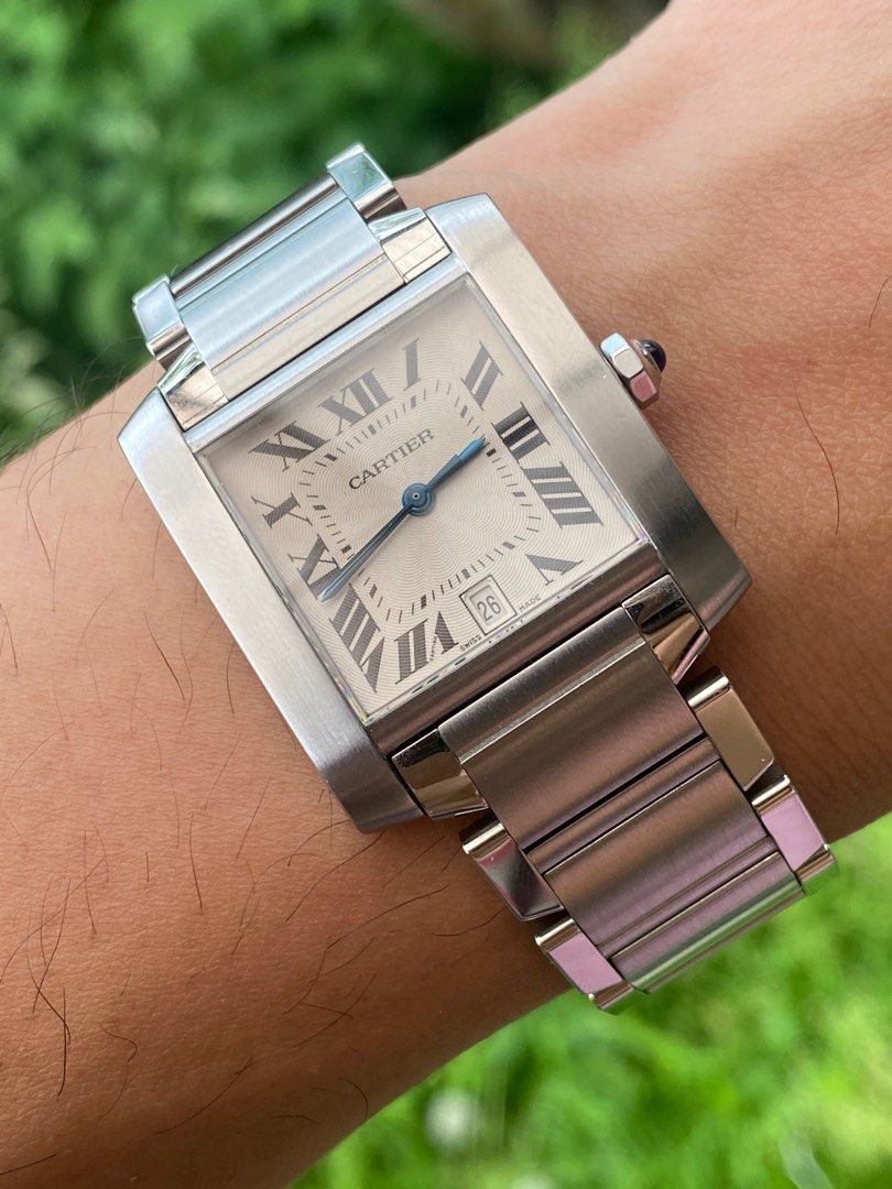 Cartier Tank Mens Watch, Luxury, Watches on Carousell