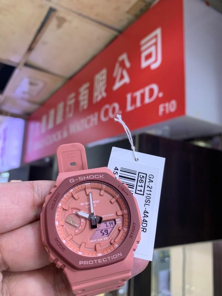 👉👉《清貨大減價》👈👈CASIO ANALOG DIGITAL CARBON CORE GUARD GA-2110 SERIES G-SHOCK GA-2110SL-4A4DR ...