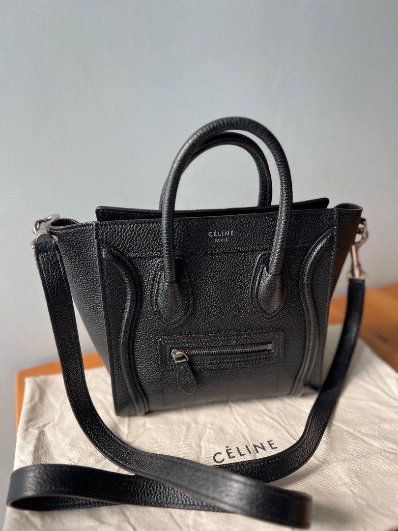 Celine Nano Luggage (old Celine logo), 名牌, 手袋及銀包 - Carousell