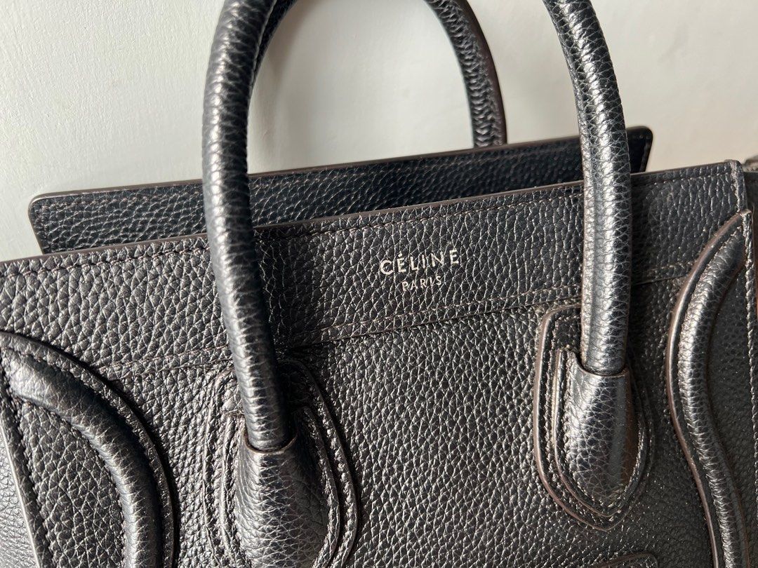 Celine Nano Luggage (old Celine logo), 名牌, 手袋及銀包 - Carousell