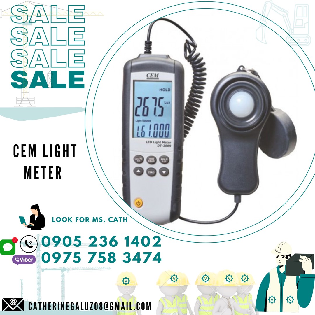 Cem light meter, Commercial & Industrial, Industrial Equipment on Carousell