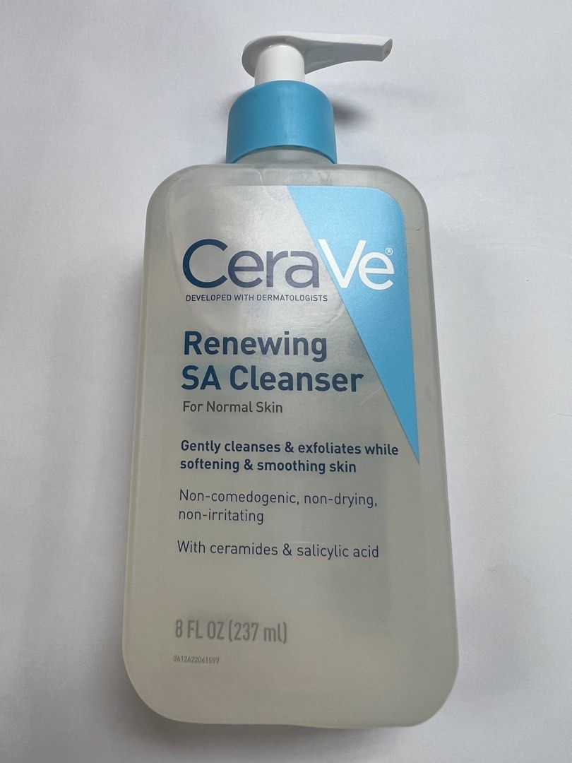 Cerave Renewing SA Cleanser 237ml, 美容＆化妝品, 健康及美容 - 皮膚護理, 面部 - 面部護理 ...