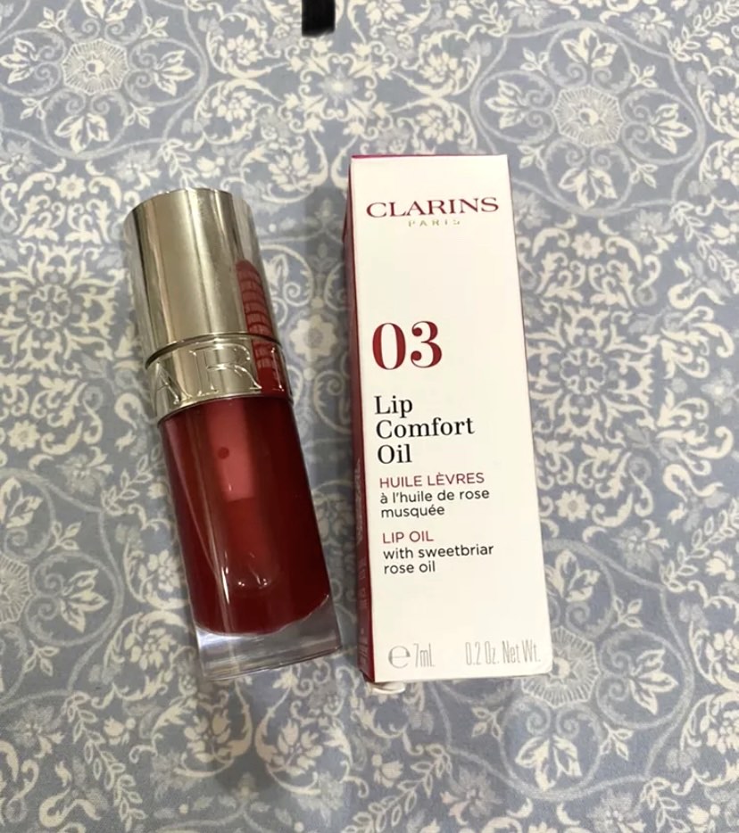 Clarins Lip Comfort Oil 03 Cherry 7ml Authentic On Carousell