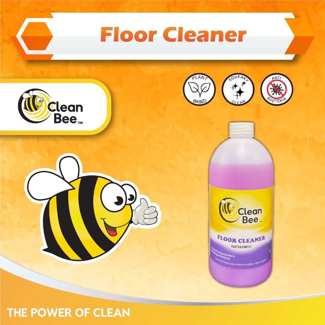 CLEANBEE Floor Cleaner 1L, Furniture & Home Living, Cleaning & Homecare ...