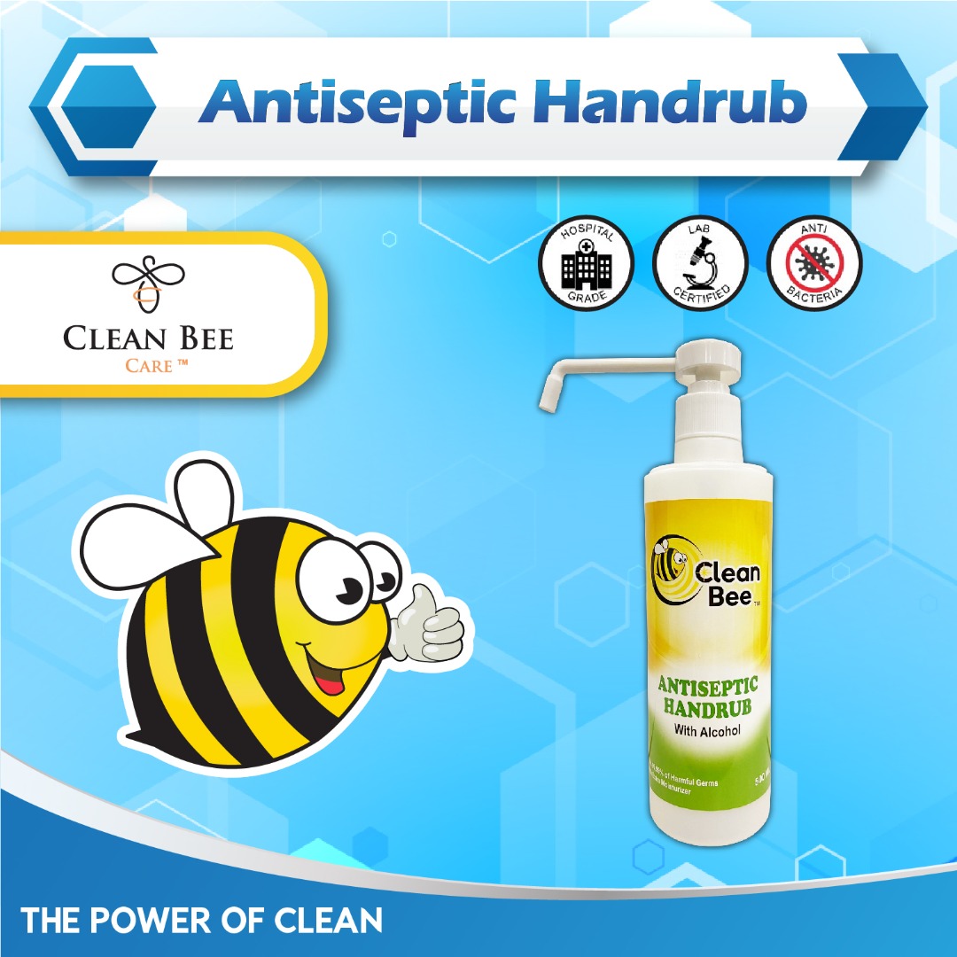CLEANBEE Hospital Grade 70% Alcohol Antiseptic Hand Rub/ Hand Sanitiser ...