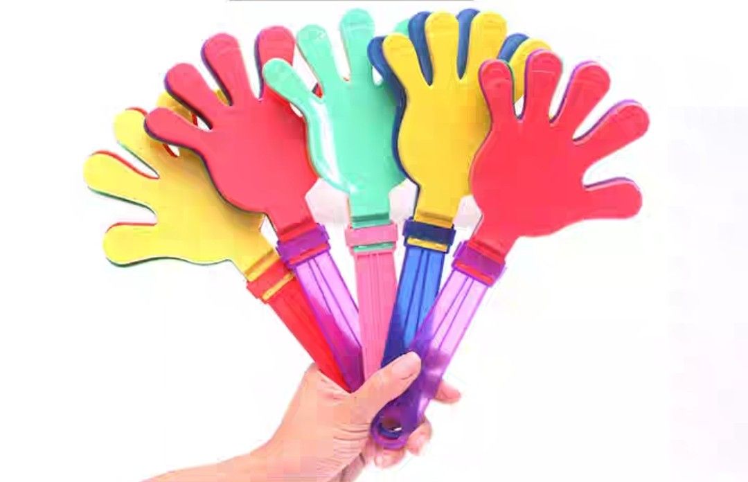 [Clearance] Hand clapper clapping hand kids birthday party clapper ...