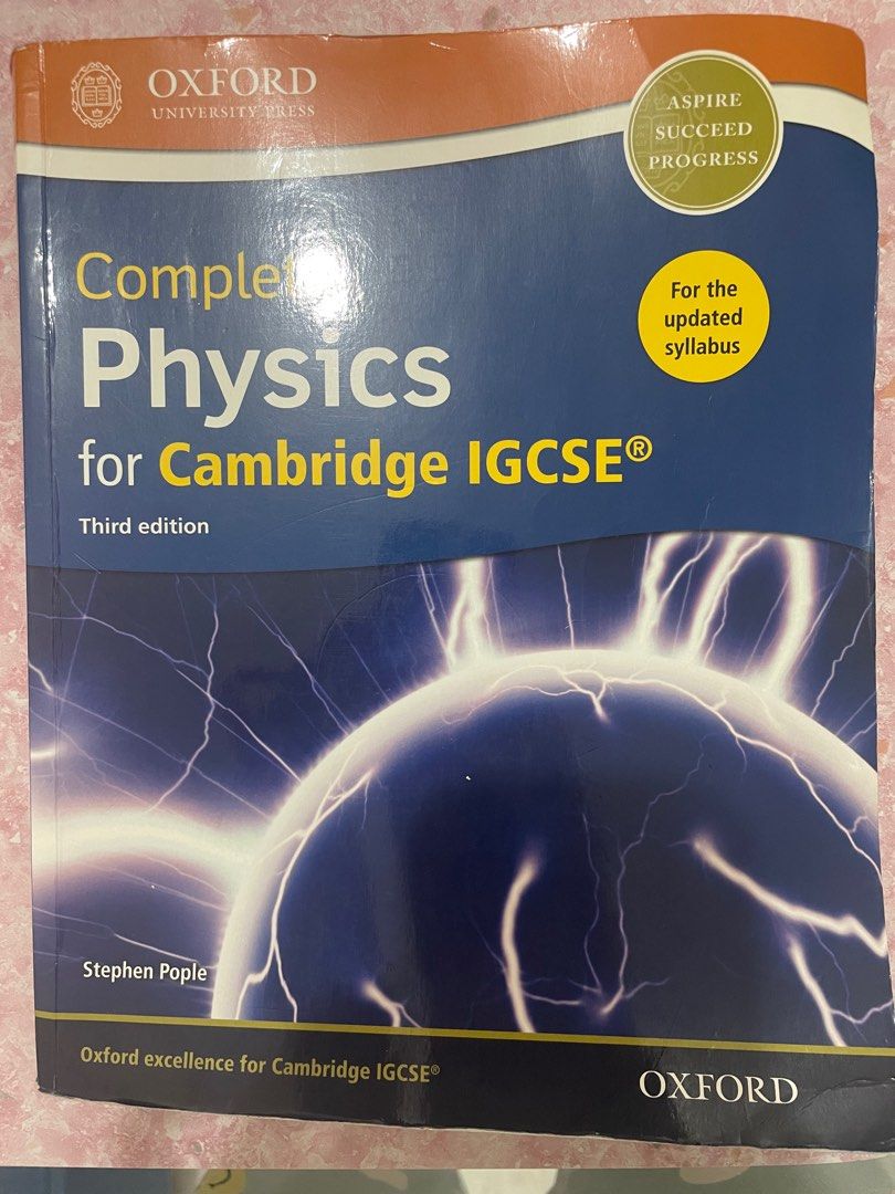 Complete Physics for Cambridge IGCSE#IGCSE#Phy#Physics, 興趣及遊戲, 書本 & 文具 ...