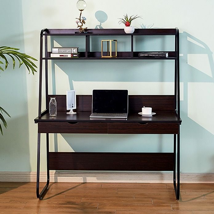 Computer Tables with Bookshelf with Drawer/Study Table/Laptop Table ...