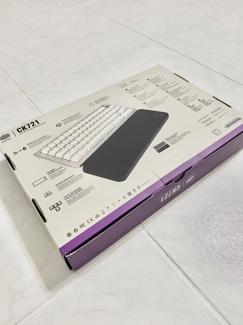 Cooler Master CK721 Wireless 65% Mechanical Keyboard Gaming, Computers ...