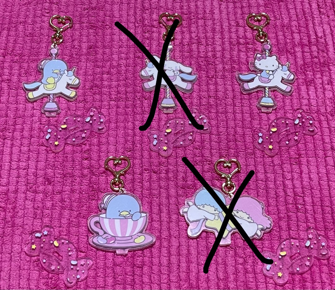 Cow Play Cow Moo Sanrio & Friends Carnival/Space/Sushi Series Acrylic ...
