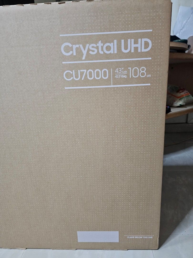 Crystal UHD CU7000 43inch, TV & Home Appliances, TV & Entertainment, TV ...