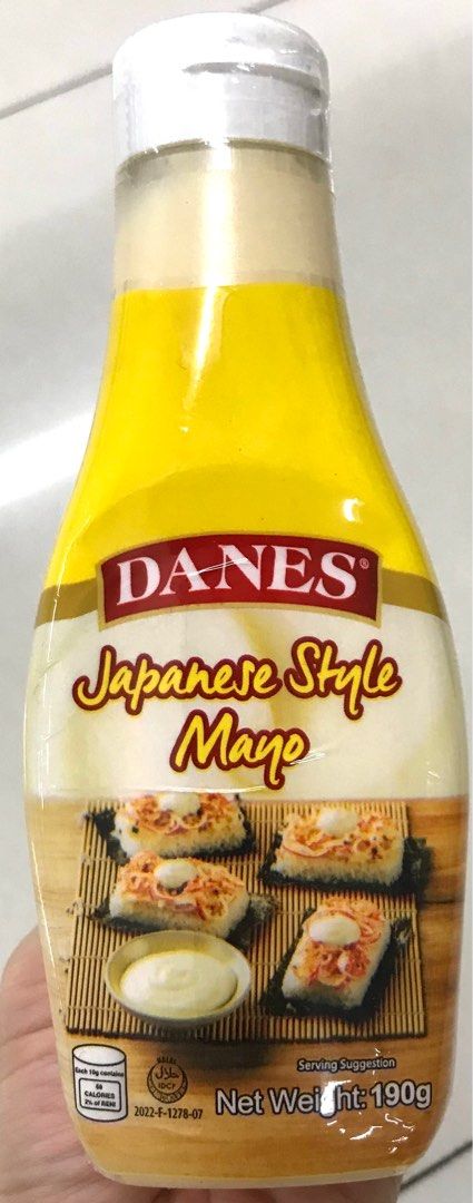 Danes Japanese Style Mayo 190g Mayonnaise For Salad, Dip, Sandwich ...