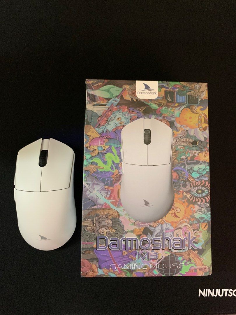 Darmoshark M3 white, Computers & Tech, Parts & Accessories, Mouse ...