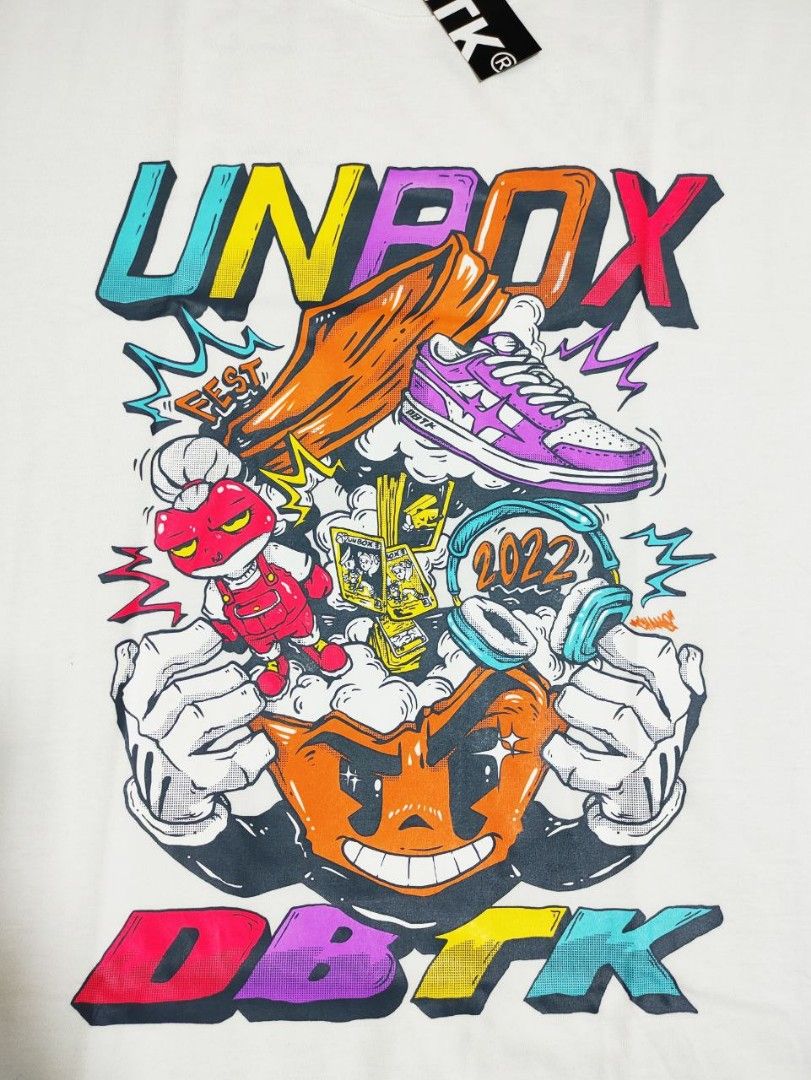 DBTK x Unbox x Chano, Men's Fashion, Tops & Sets, Tshirts & Polo Shirts ...