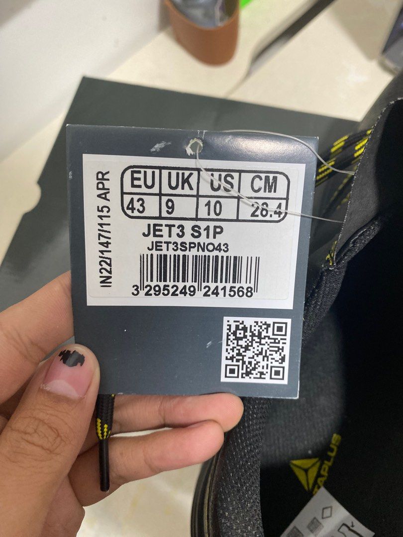 DELTA PLUS SAFETY SHOES (JET3 S1P) on Carousell