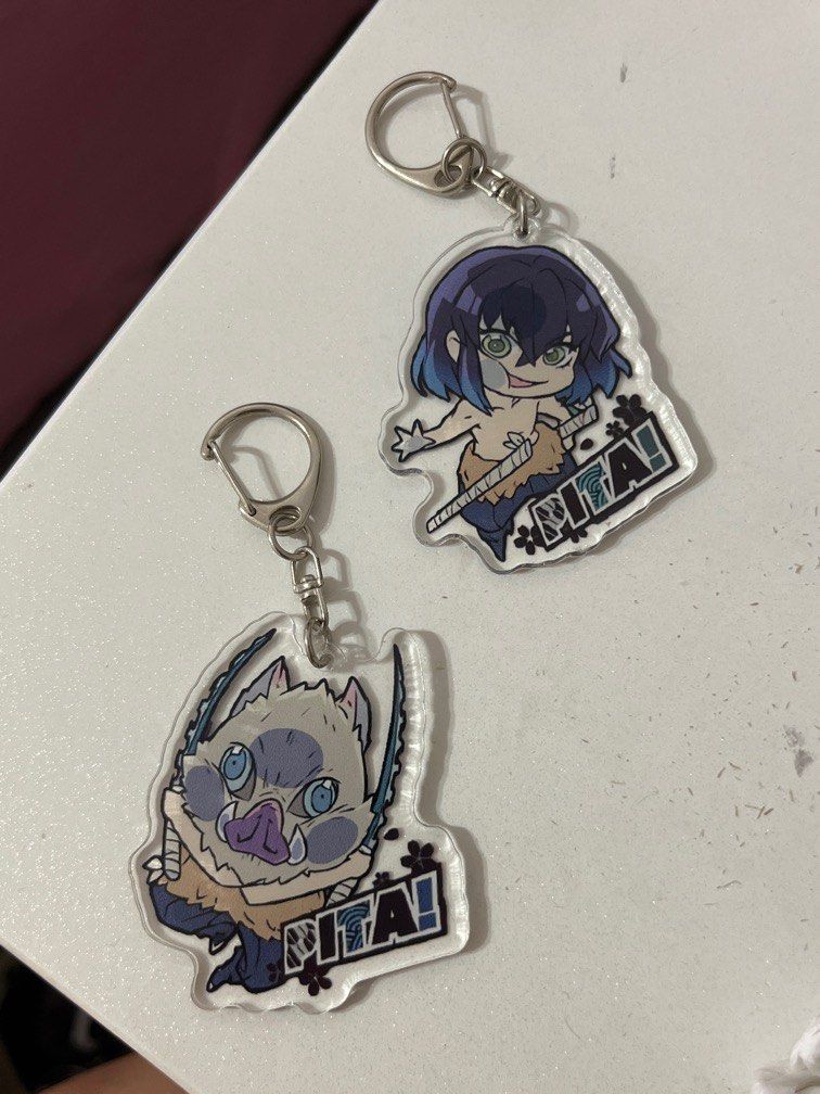 Demon Slayer Inosuke Keychain Anime, Hobbies & Toys, Memorabilia ...