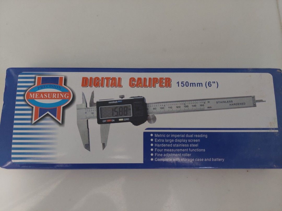 Digital Caliper 150mm (Brand New), Furniture & Home Living, Home ...