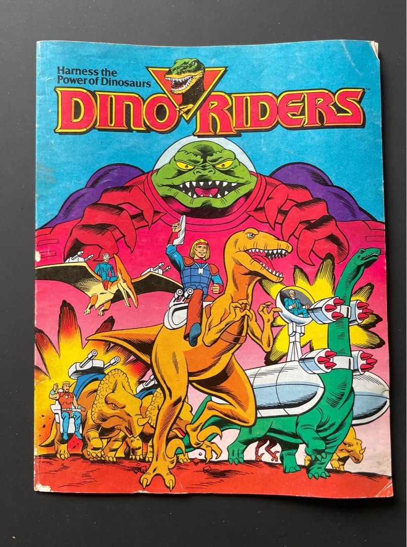 Dino-Riders Mini Comic Book (Vintage) on Carousell