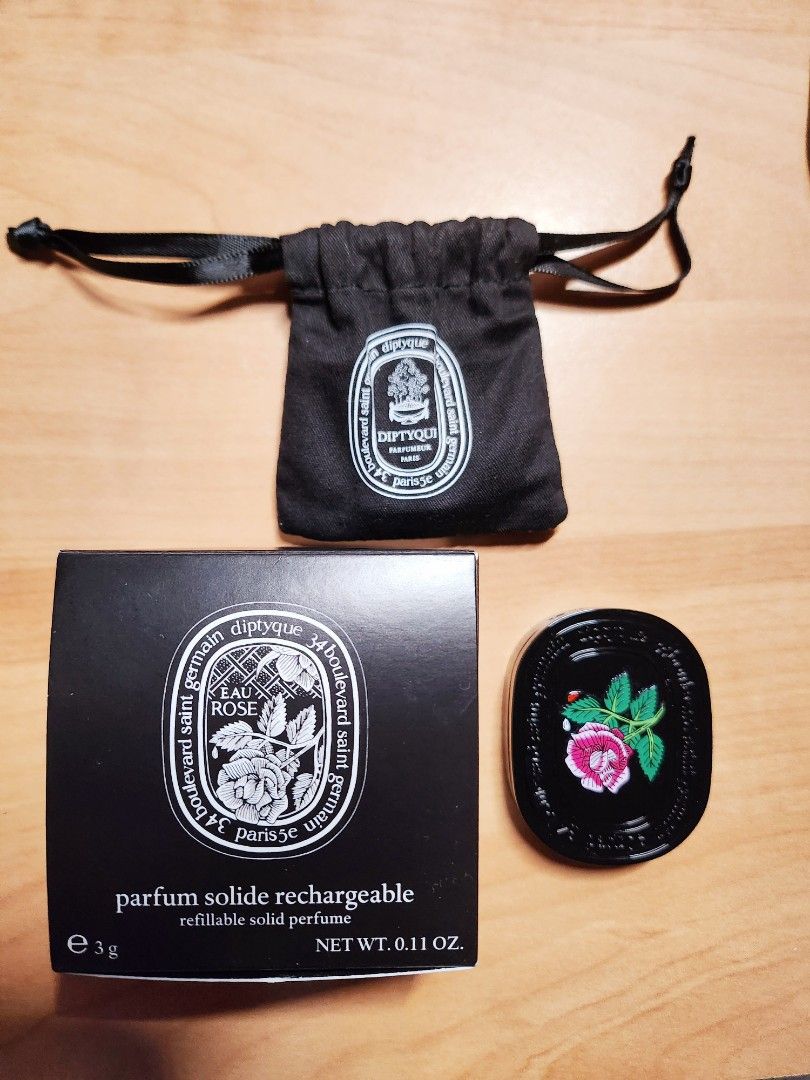 Diptyque Solid Perfume (EAU Rose), Beauty & Personal Care, Fragrance ...