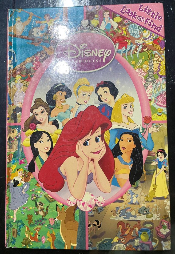 Disney Princess little look and find book for girls on Carousell