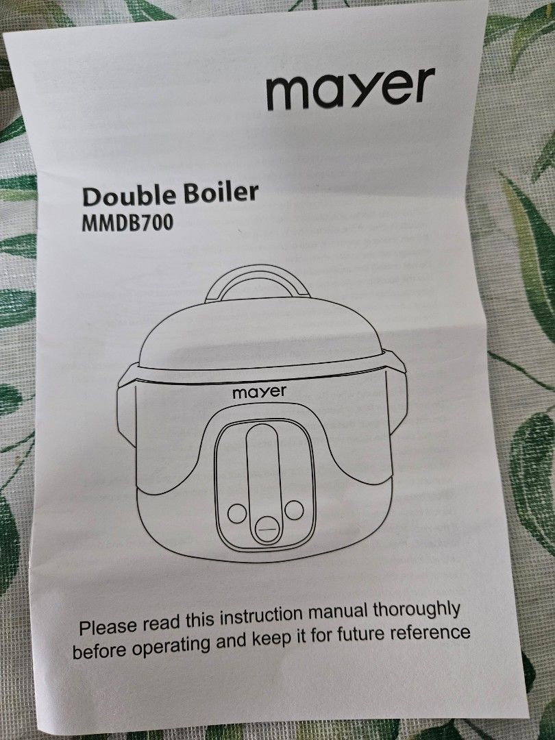 Double boiler 0.7L, TV & Home Appliances, Kitchen Appliances, Other ...