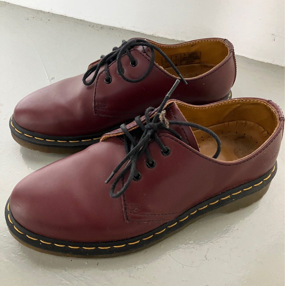 Dr Martens Cherry Red 6Uk, Men's Fashion, Footwear, Boots on Carousell