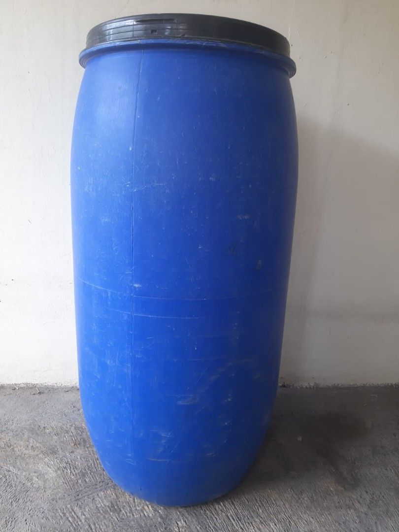 Drum Air Biru Kapasitas 200 Liter - Tong Air - Gentong Air, Kitchen ...