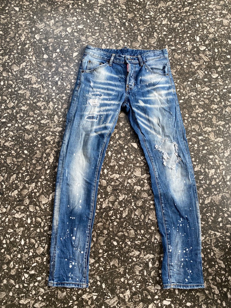 DSQUARED PANTS, Men's Fashion, Bottoms, Jeans on Carousell