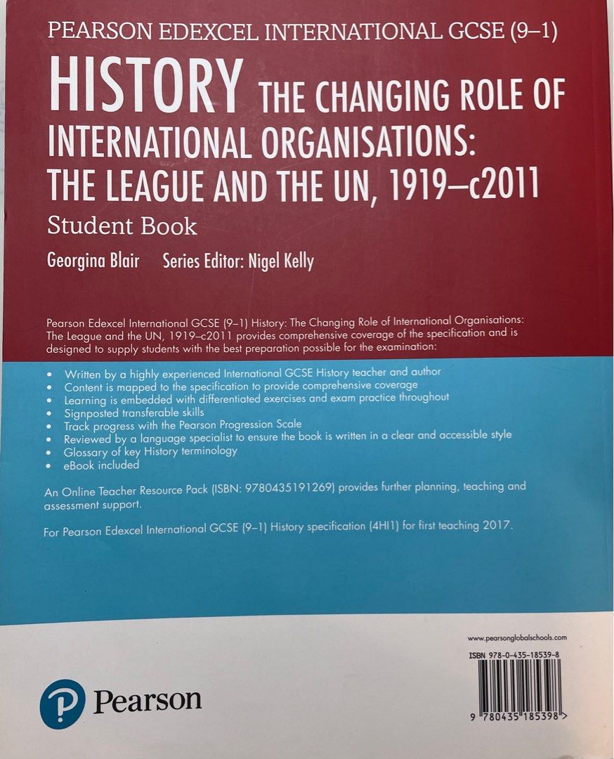 Edexcel IGCSE History - The Changing Role Of International ...