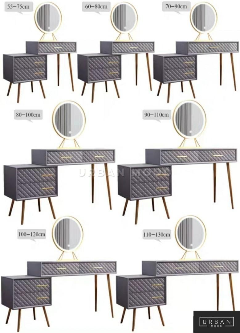ELSA Modern Vanity Table Set, Furniture & Home Living, Furniture ...