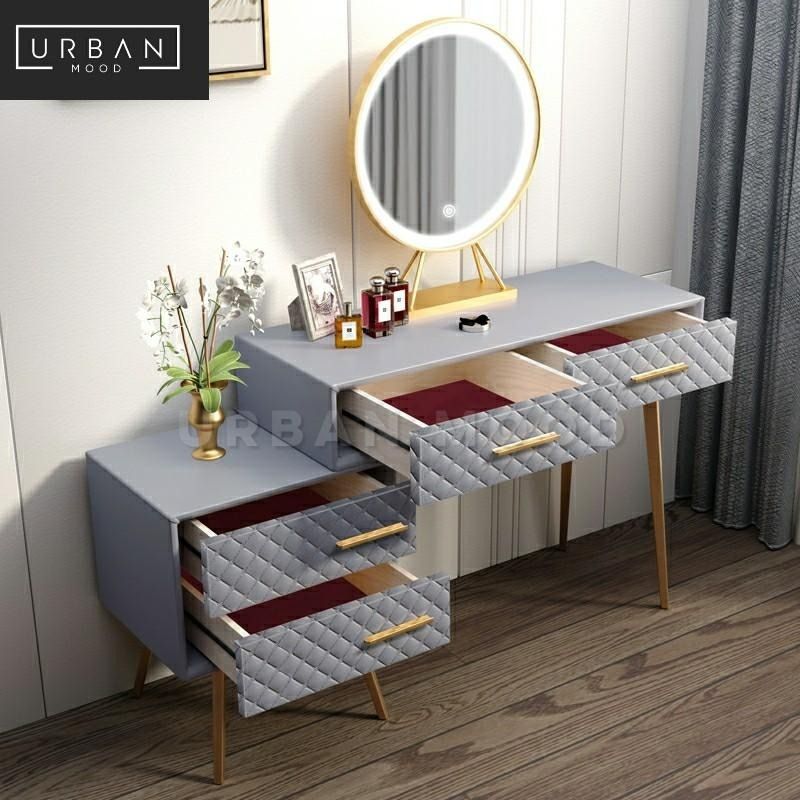 ELSA Modern Vanity Table Set, Furniture & Home Living, Furniture ...