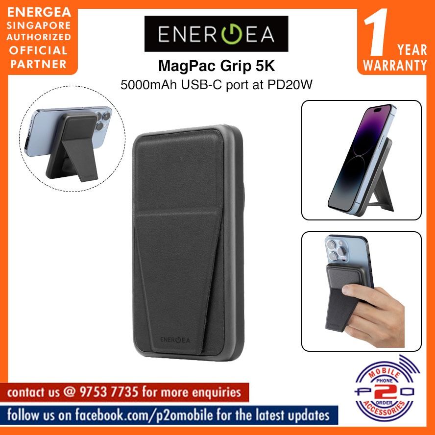 Energea MagPac Grip 5K (5000mAh) Power Bank, Mobile Phones & Gadgets ...