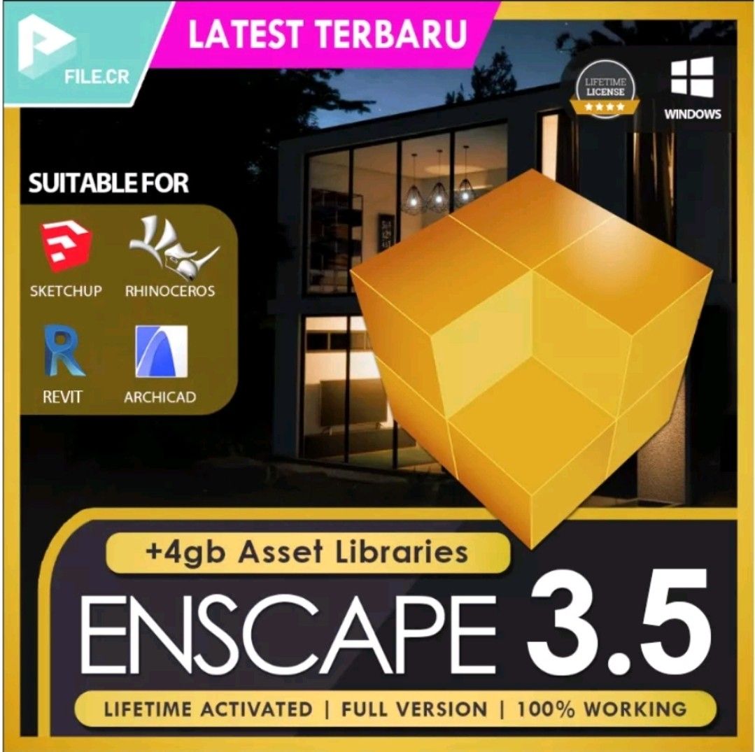 Enscape 3.5 + Asset libraries, Computers & Tech, Parts & Accessories ...