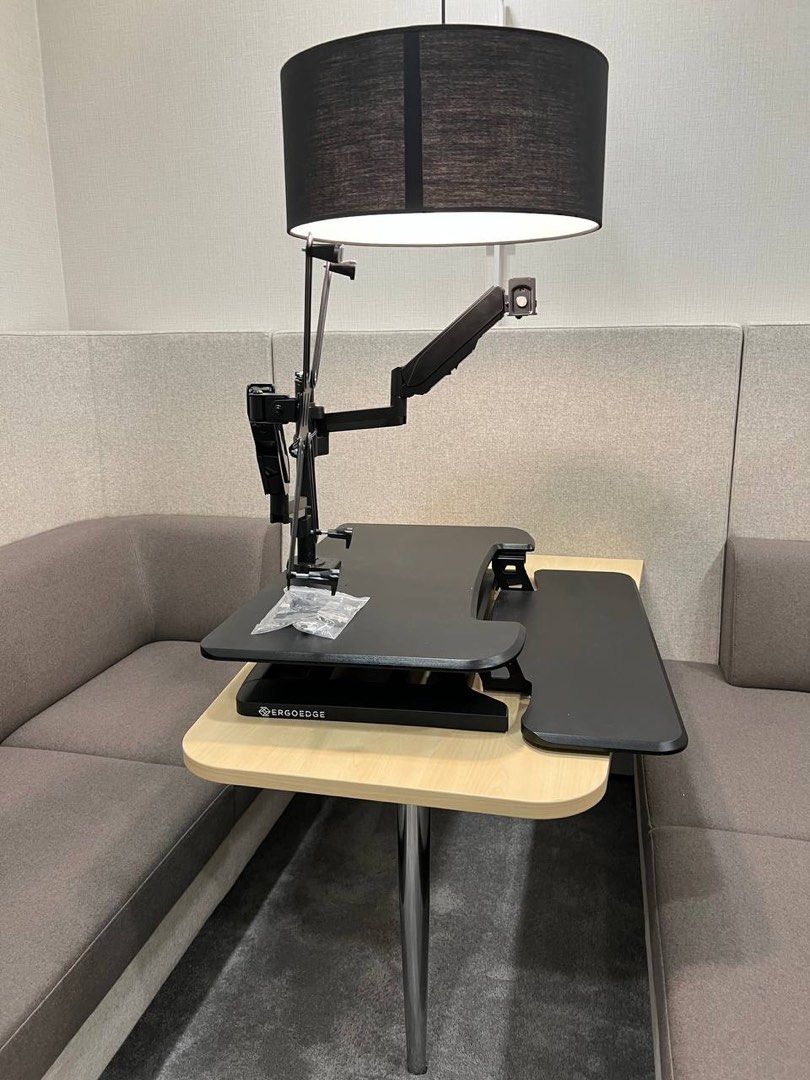 Ergonomic Ergoedge elevate riser - standing desk table converter, Furniture & Home Living ...