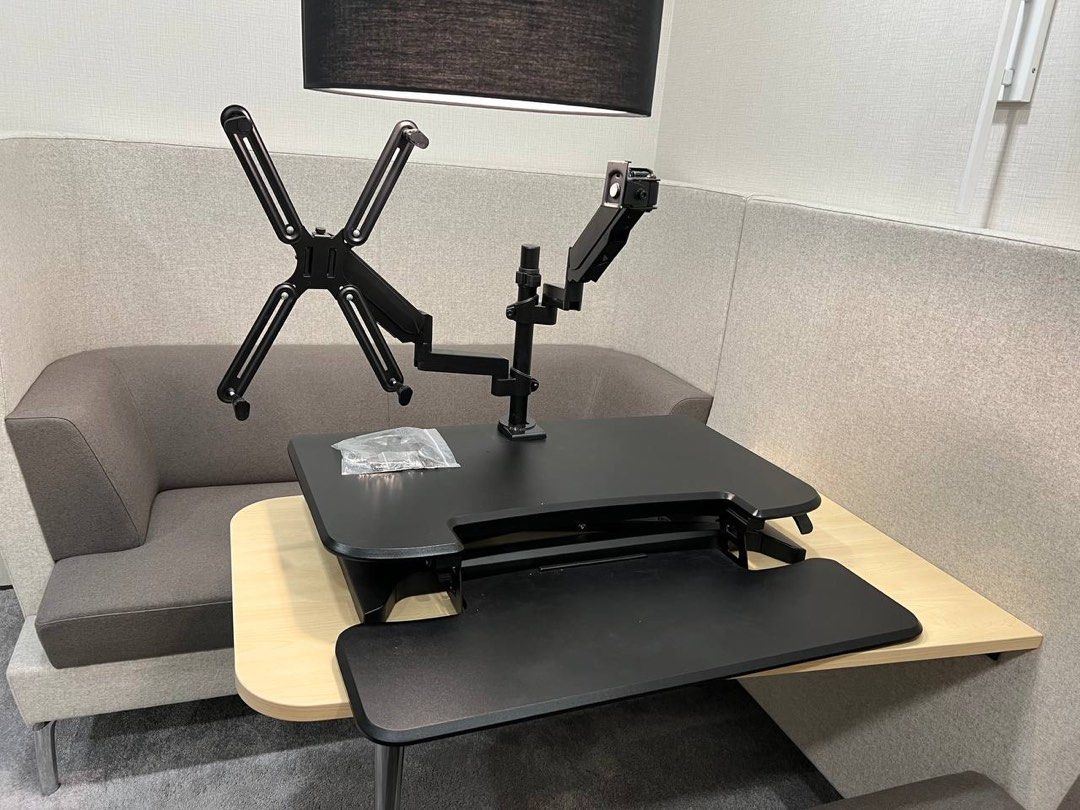 Ergonomic Ergoedge elevate riser - standing desk table converter, Furniture & Home Living ...