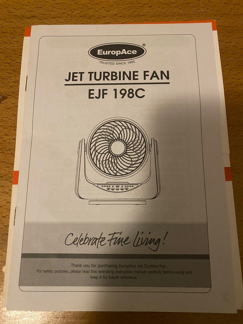 Europace Fan, Furniture & Home Living, Lighting & Fans, Fans on Carousell